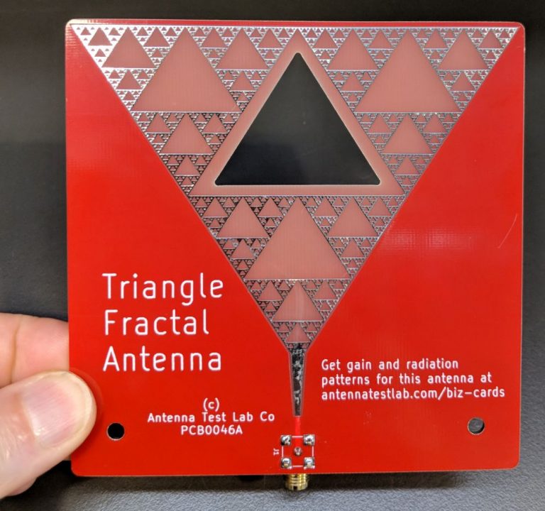 A Fun Triangular Fractal Antenna With Laboratory Test Results